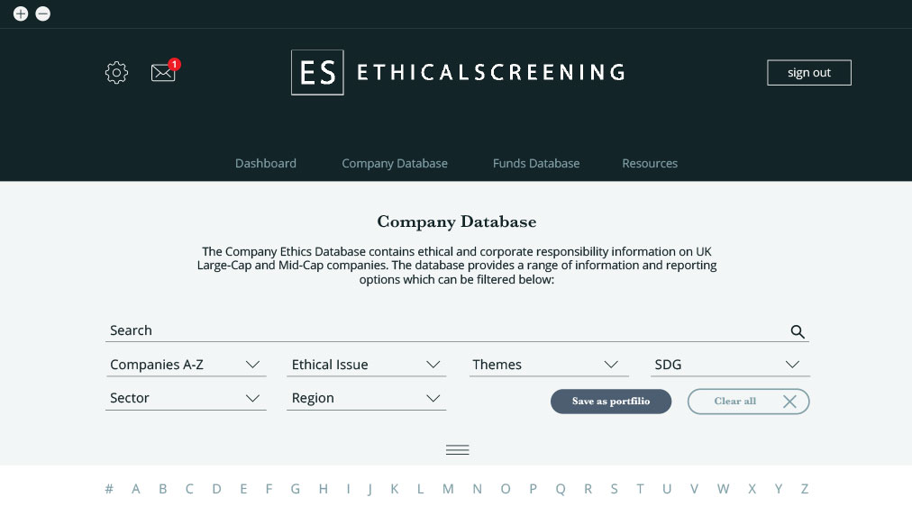 Ethical Screening